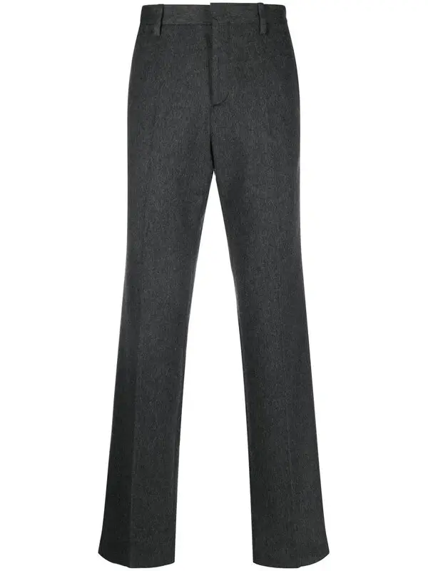 Off-White Straight-leg Trousers - Grey