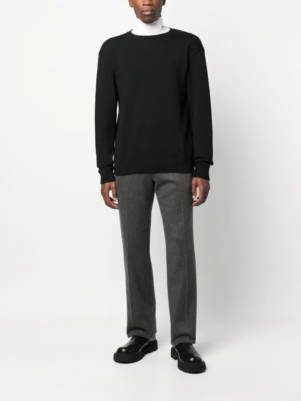 Off-White Straight-leg Trousers - Grey