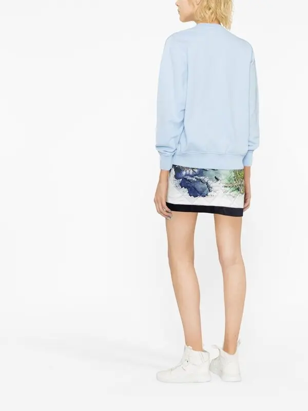 Casablanca Vol De Nuit Quilted Miniskirt