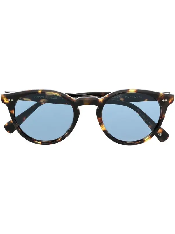 Oliver Spencer Romare Round-frame Sunglasses - Brown