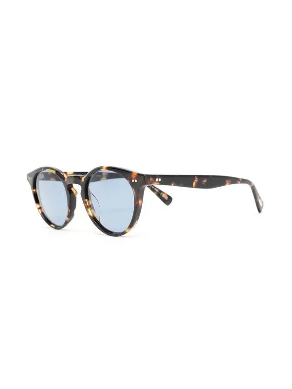 Oliver Spencer Romare Round-frame Sunglasses - Brown
