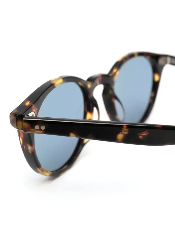 Oliver Spencer Romare Round-frame Sunglasses - Brown