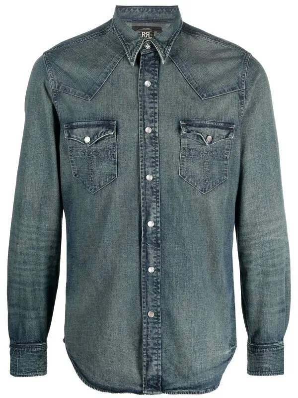 Ralph Lauren Dark-wash Denim Shirt