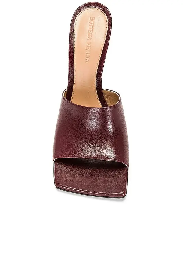 Bottega Veneta Stretch Mule Sandal - Merlot | Editorialist