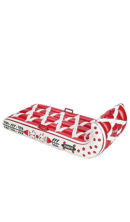 FUNBOY Cardigan Toboggan Winter Snow Sled In Red - N,a