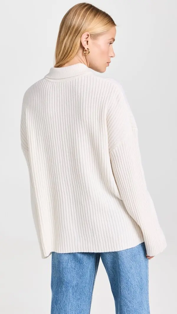 REFORMATION Fantino Cashmere Collared Cardigan