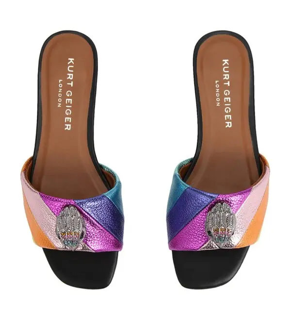 Kurt Geiger Leather Kensington Slides