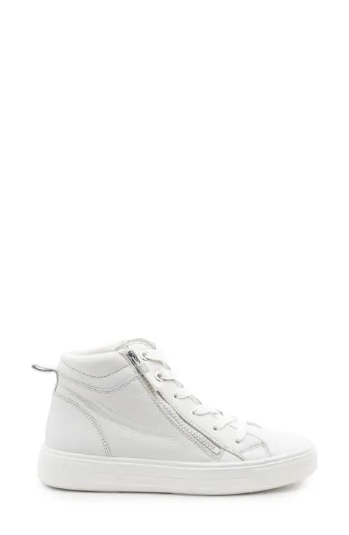 ARA Camden High-top Sneaker - White Calf