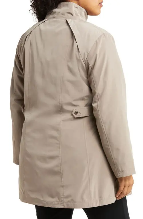 Gallery Water-resistant Rain Jacket - Taupe