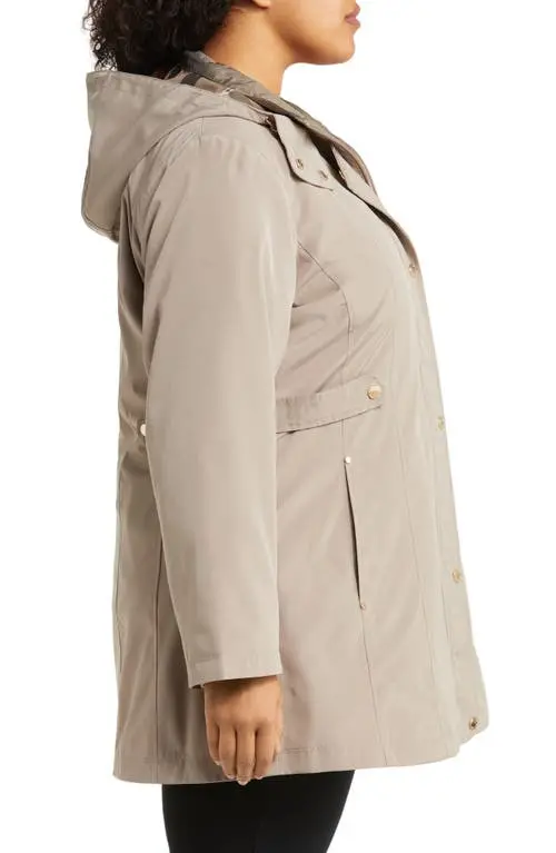Gallery Water-resistant Rain Jacket - Taupe