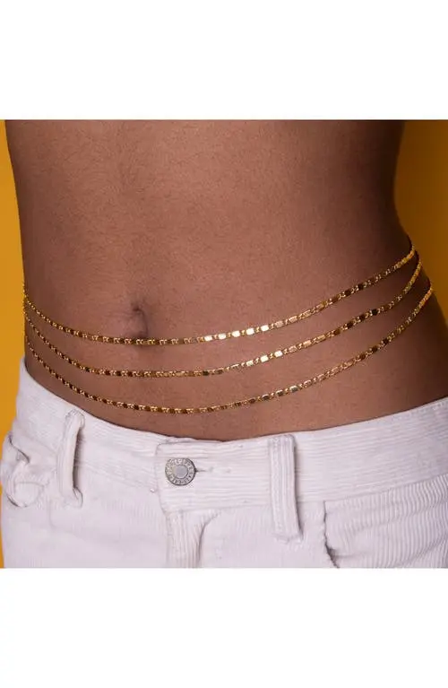 VIDAKUSH Triple Belly Chain - Silver