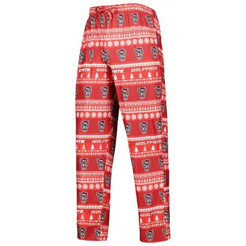 CONCEPTS SPORT Nc State Wolfpack Swivel Long Sleeve T-shirt & Pants Sleep Set - Red