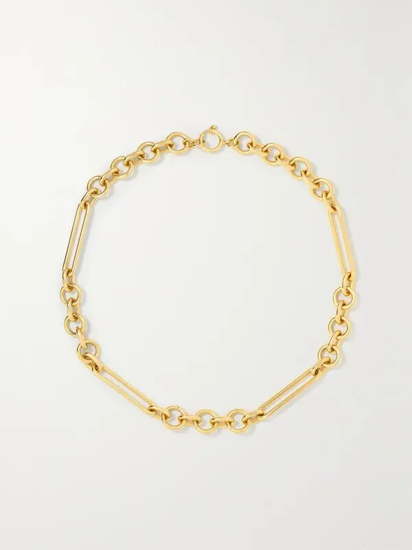 FOUNDRAE Net Sustain 18-karat Recycled Chain Necklace - Gold