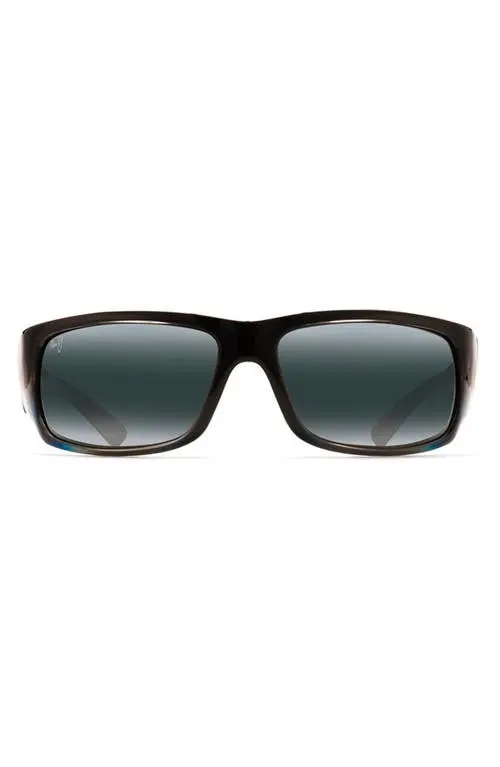Maui Jim World Cup Oversized Sunglasses - Brown/ Marlin