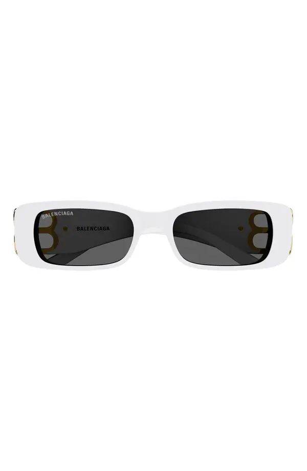 Balenciaga 51mm Rectangular Sunglasses