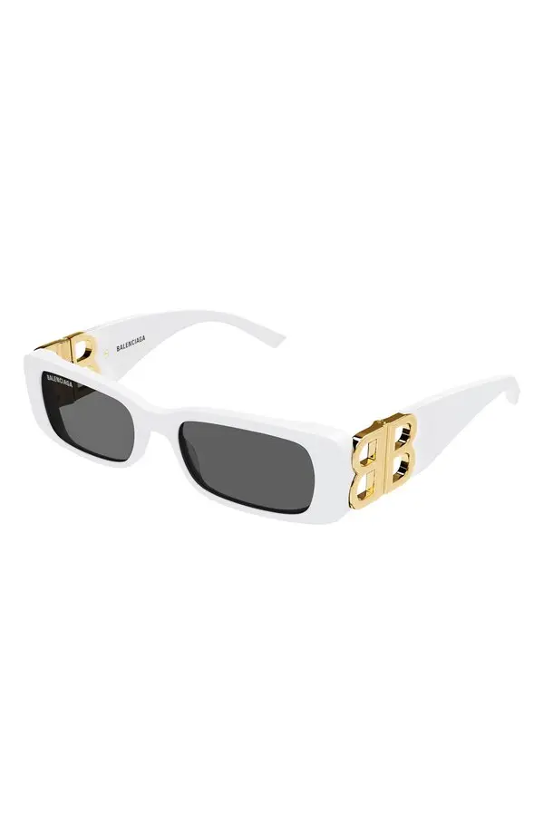 Balenciaga 51mm Rectangular Sunglasses