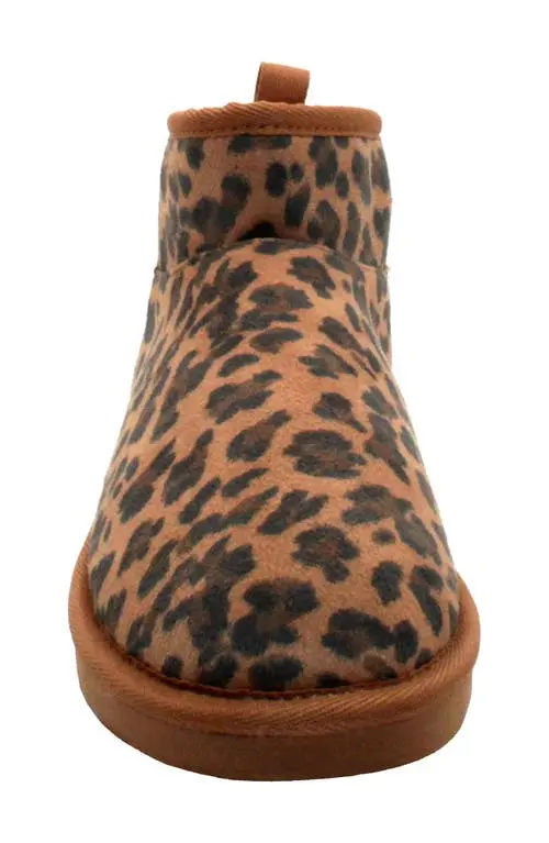 VOLATILE Scruff Faux Shearling Bootie - Leopard