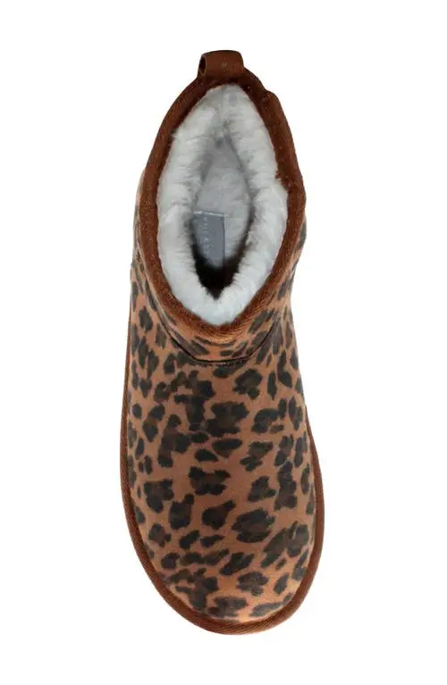 VOLATILE Scruff Faux Shearling Bootie - Leopard