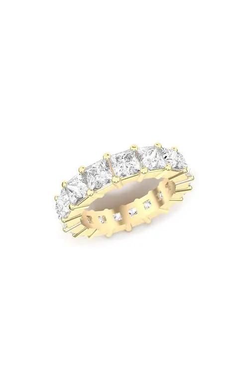 HAUTECARAT 18k Gold Lab Created Diamond Eternity Ring - 18k Yellow Gold