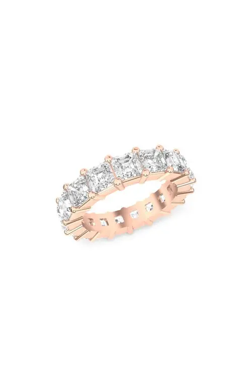 HAUTECARAT Lab Created Diamond Eternity Ring - 18k Rose Gold