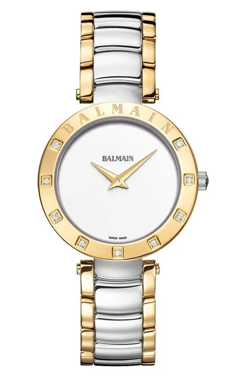 BALMAIN WATCHES Bijou Diamond Bracelet Watch - Two Tone