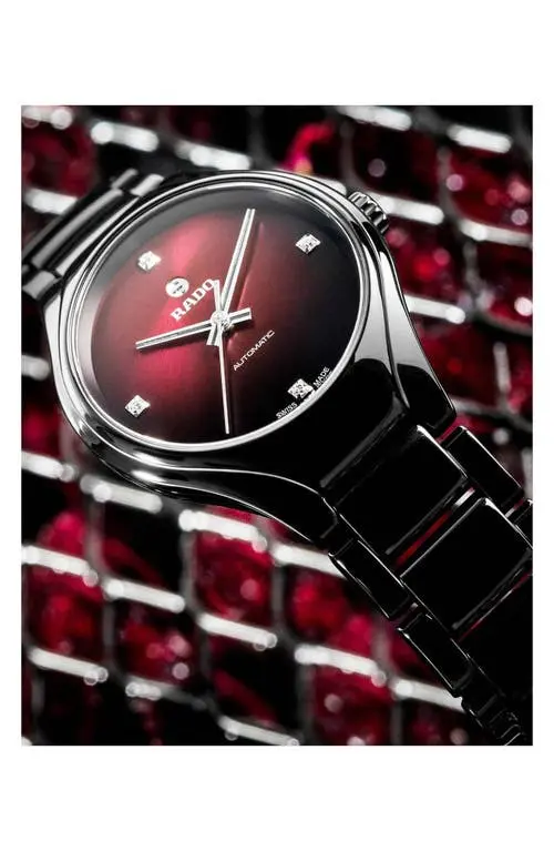 RADO True Automatic Diamond Ceramic Bracelet Watch