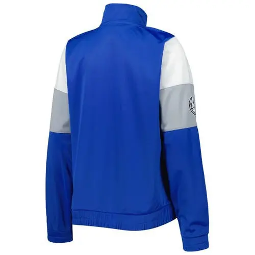 G-III 4HER BY CARL BANKS Dallas Mavericks Change Up Full-zip Track Jacket - Blue