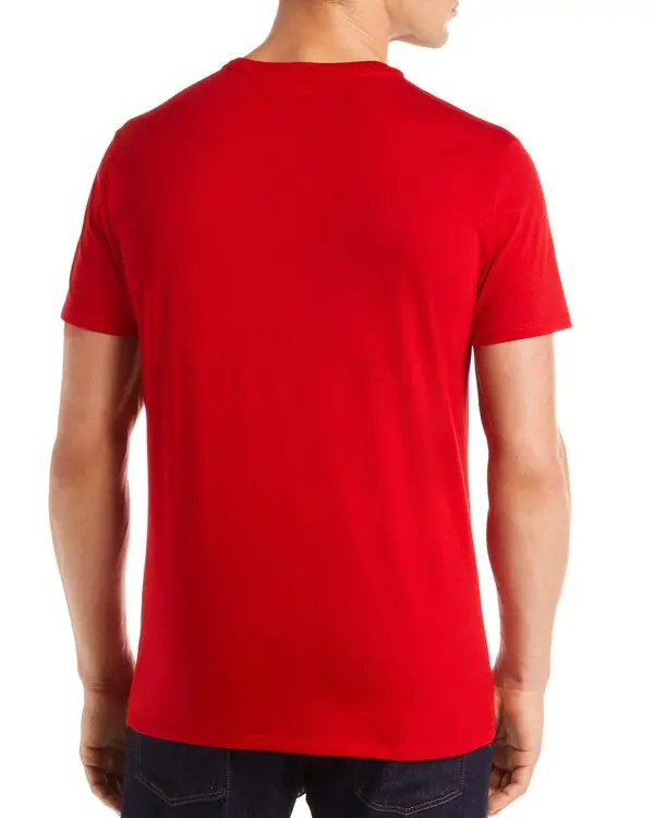 Lacoste Crewneck Pima Cotton Tee - Red