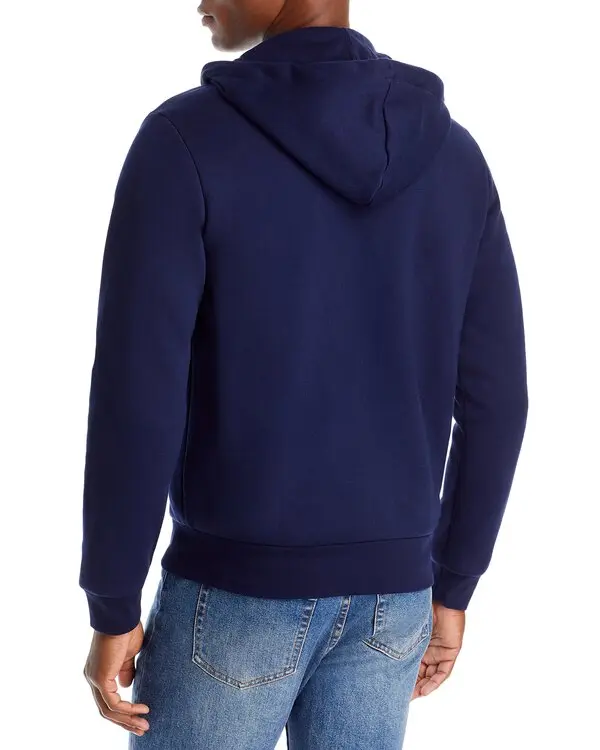 Lacoste Classic Zip Front Hoodie - Navy Blue