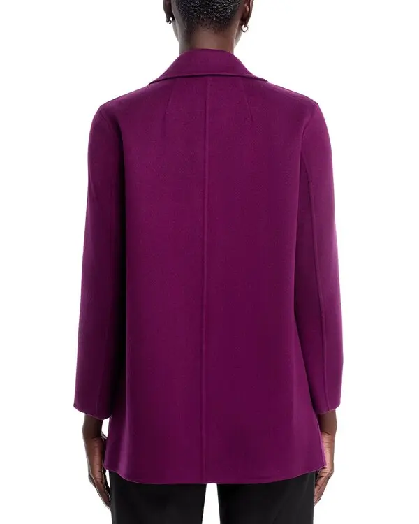 Theory Clairene Double Face Jacket - Black Iris