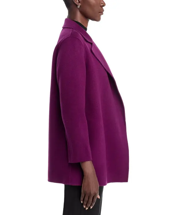 Theory Clairene Double Face Jacket - Black Iris