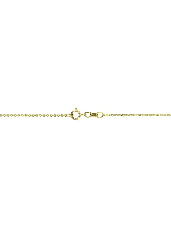 ORADINA 14k Yellow Solid Gold Rimini Rolo Chain