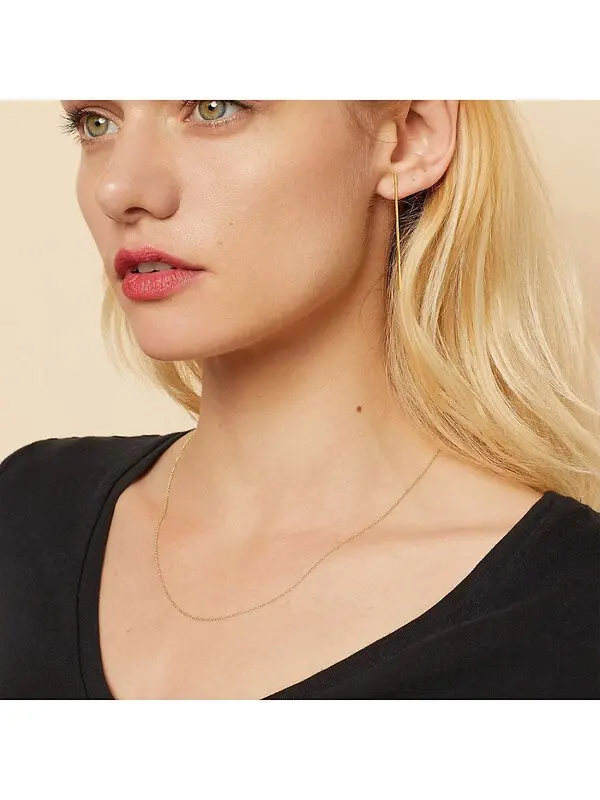 ORADINA 14k Yellow Solid Gold Rimini Rolo Chain