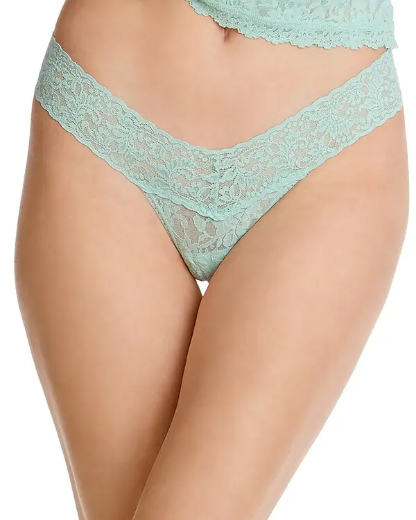 Hanky Panky Signature Low Rise Thongs - Mint Sprig