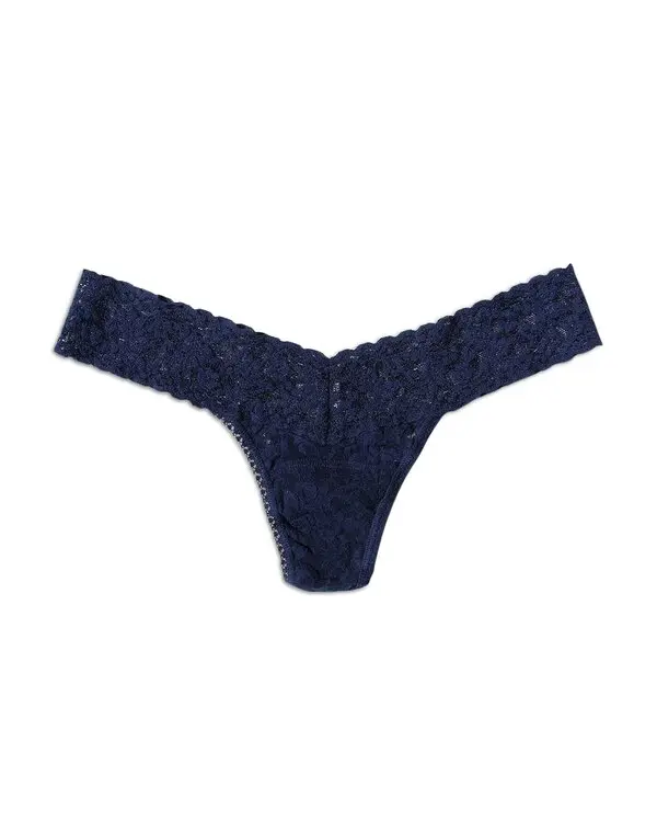 Hanky Panky Signature Low Rise Thongs - Navy