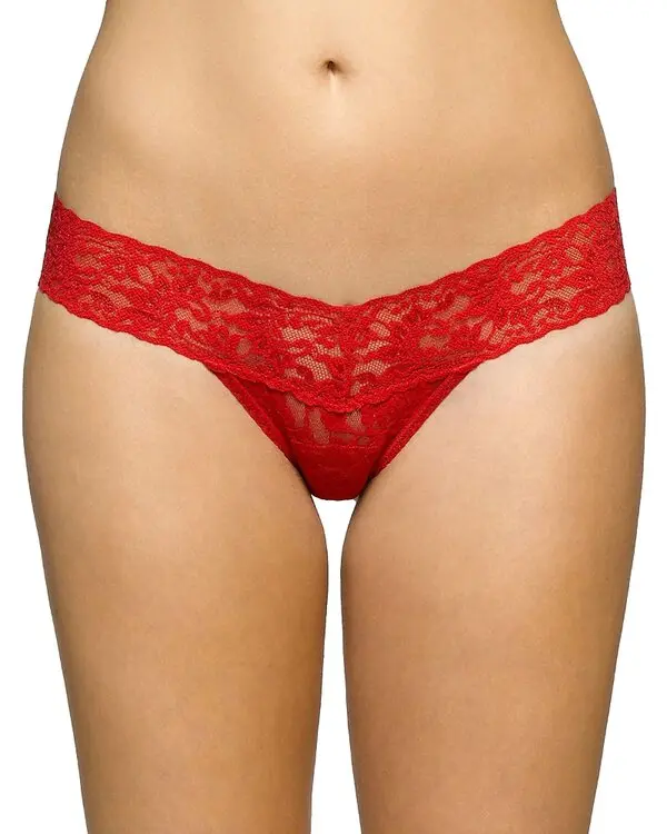Hanky Panky Signature Low Rise Thongs - Red
