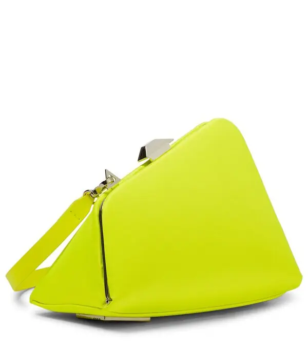 Attico Midnight Satin Clutch