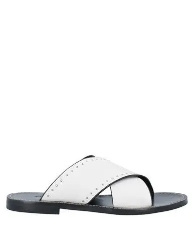 TWINSET Leather Sandals With Appliqués