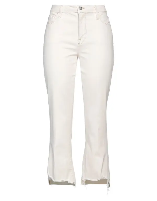FRAME Straight Leg Pants - Ivory