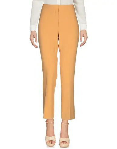 Theory Crepe Tapered-leg Trousers - Orange
