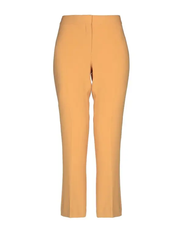 Theory Crepe Tapered-leg Trousers - Orange