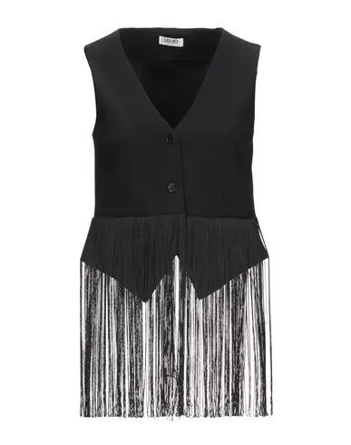 LIU •JO Tailored Vest With Fringe