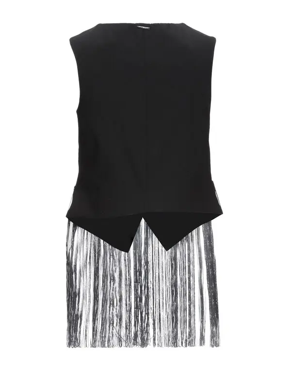 LIU •JO Tailored Vest With Fringe