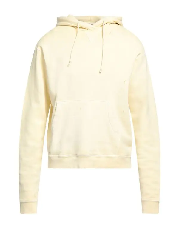 John Elliott Cotton Fleece Sweatshirt - Light Yellow