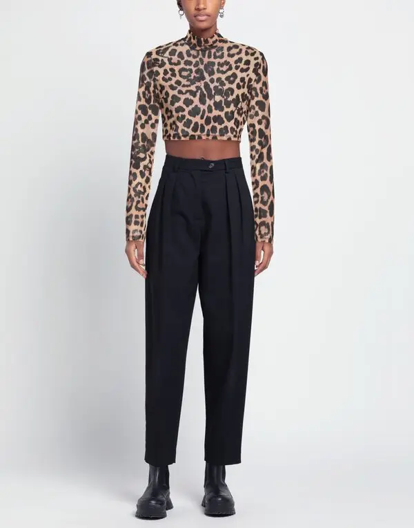 Philipp Plein Leopard-print Crop Top