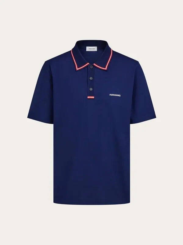 FERRAGAMO Polo - Blue
