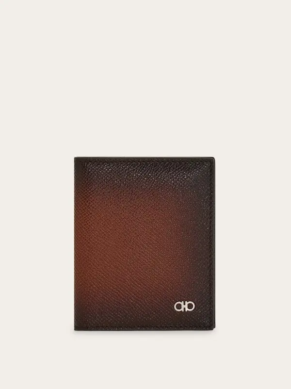 FERRAGAMO Gancini Credit Card Holder - Brown