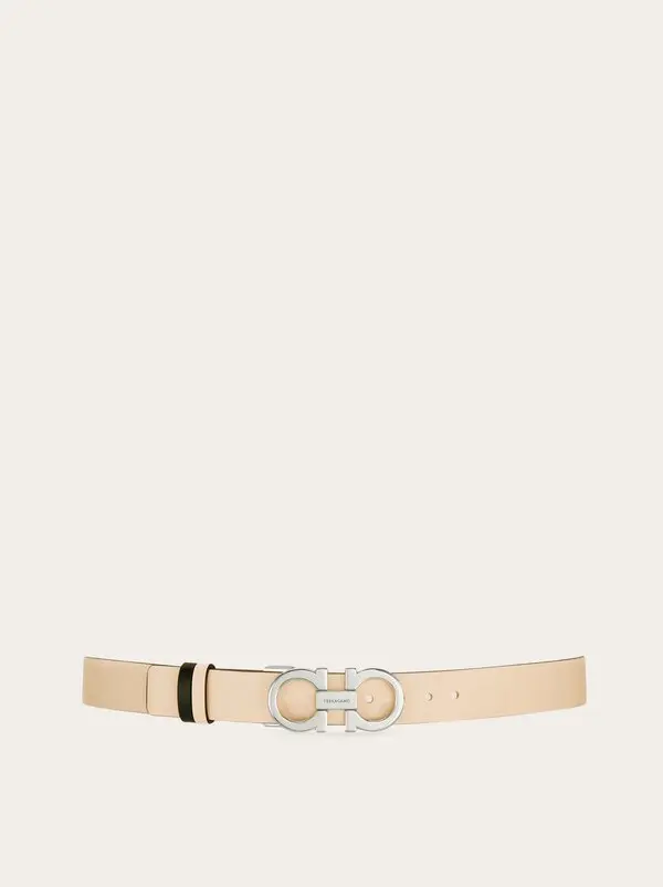 FERRAGAMO Reversible Gancini Belt - Pink