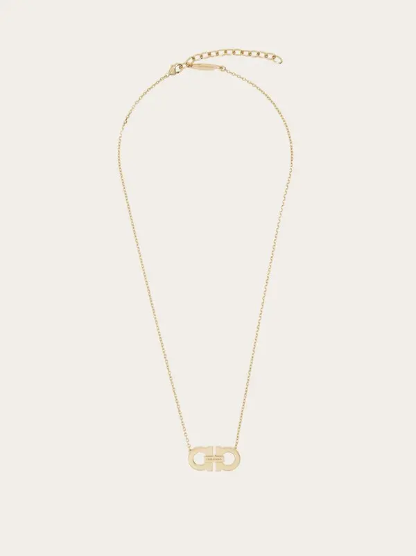 FERRAGAMO Gancini Pendant Necklace - Gold