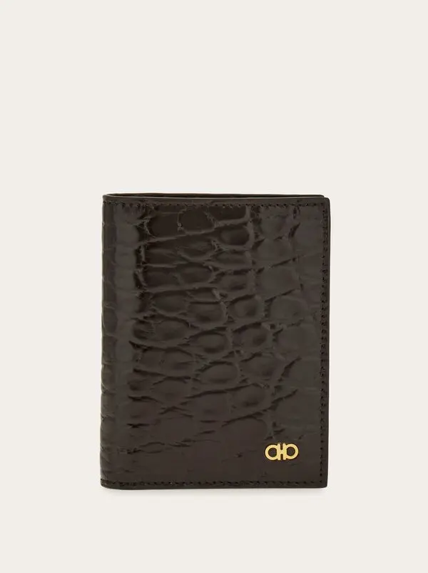 FERRAGAMO Gancini Wallet - Brown